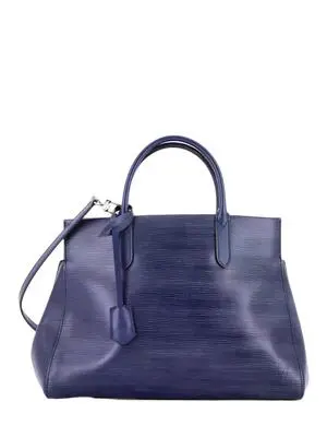 LOUIS VUITTON Epi Leather Satchel Handbag - Blue
