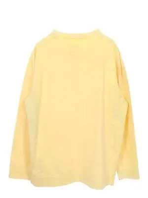 JIL SANDER 2010s Side Slit T-shirt - Yellow