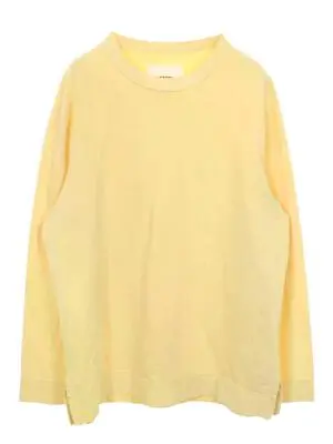 JIL SANDER 2010s Side Slit T-shirt Yellow