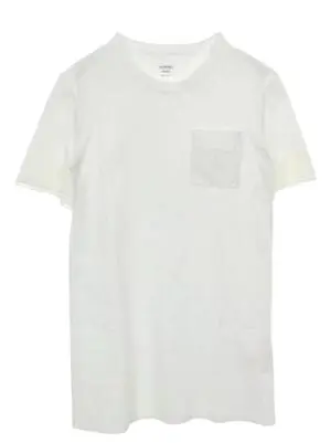 Hermès Cotton Lace Trimmed Dress - White