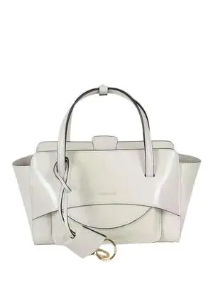 HIDESINS Small Flap Tote Bag - White