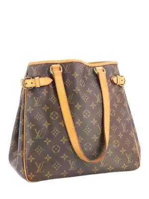LOUIS VUITTON Monogram Canvas Vertical Tote Bag - Brown