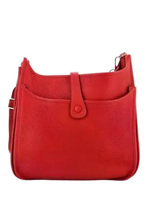 Hermès Hermès Evelyne Bag Gen III Clemence GM Red