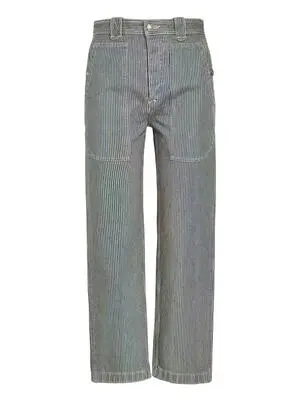 MARANT ETOILE Ermina Stripe-pattern Jeans - Blue
