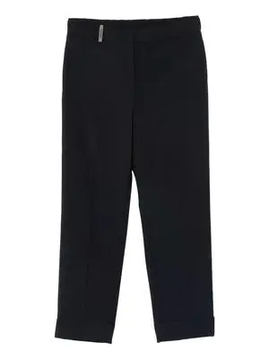 Peserico Belt-loop Tailored Trousers - Blue