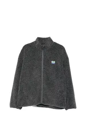 American Vintage Zip-up Fleece Sweatshirt - Grey