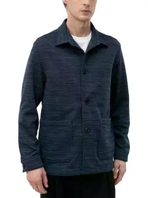 BOSS Button-up Patch-pocket Shirt - Blue