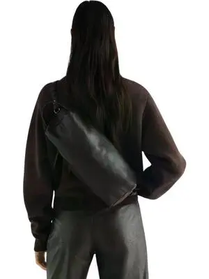 LEMAIRE Care Shoulder Bag In Nappa Lambskin - Brown