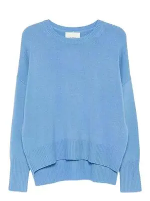 LISA YANG Mila Ribbed Knit Crew-neck Sweater - Blue