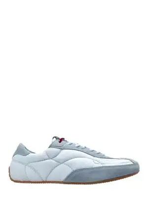 ALOHAS Quilted Paneled Lace-up Sneakers - Blue