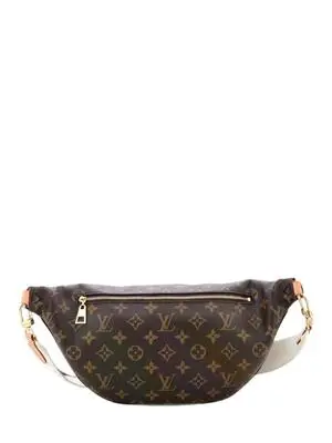 LOUIS VUITTON Monogram Canvas High Rise Bum Bag - Brown
