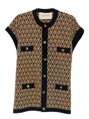 Valentino Garavani Sleeveless Cardigan - Neutrals