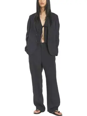 Barena Venezia Sila Herringbone Single-breasted Blazer - Blue
