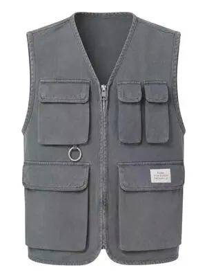 Études Studio Free Multi-pocket Gilet - Grey