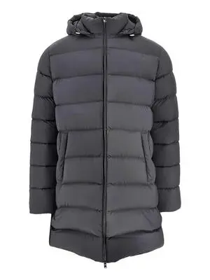 Herno Padded Hooded Parka - Grey