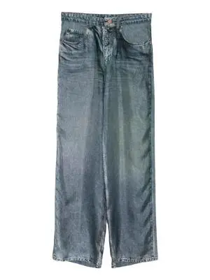 PIERRE-LOUIS MASCIA Silk Trousers - Blue