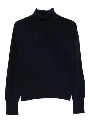 SEMICOUTURE Roll-neck Sweater - Blue