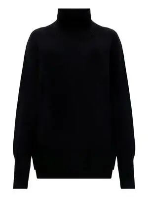 LISA YANG Cashmere Roll Neck Sweater - Black