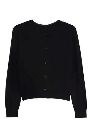 SEMICOUTURE Button-up Wool Cardigan - Blue