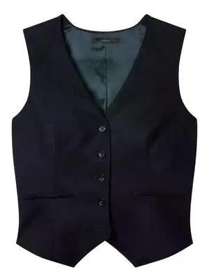 Paul Smith Buttoned Waistcoat - Blue
