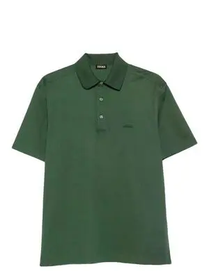 Zegna Short-sleeve Polo Shirt - Green
