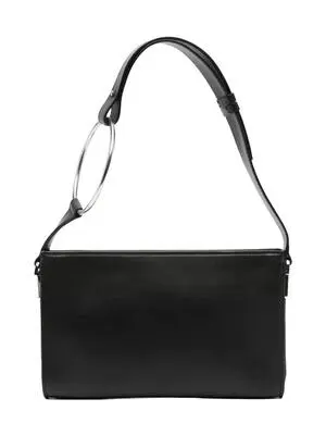 DONDUP Ring-handle Leather Tote Bag - Black