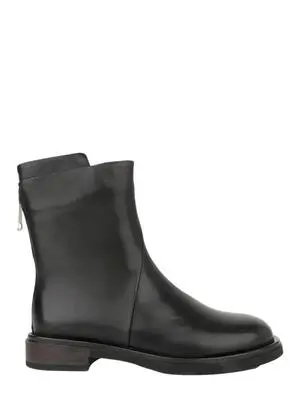 LINDA BAUMANN Rear Zip-fastening Ankle Boots - Black