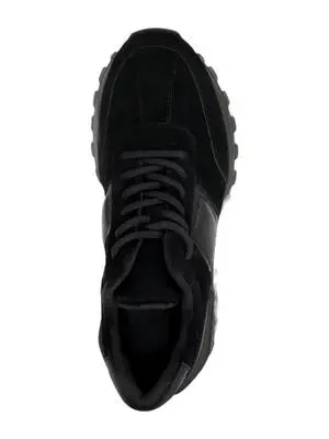 LINDA BAUMANN Panelled Chunky Lace-up Sneakers - Black