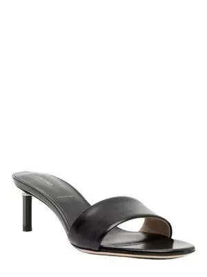 TOM FORD Leather Mules - Black
