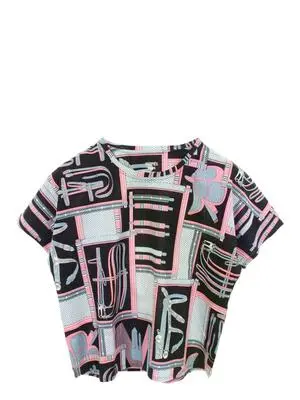 Hermès Printed Cotton T-shirt - Black
