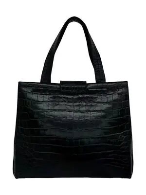 FERRAGAMO Vara Bow Satchel - Black