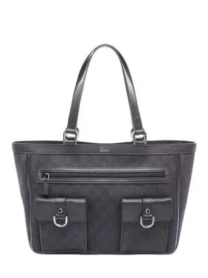 GUCCI Gucci GG Canvas Abbey D-Ring Pocket Tote Bag