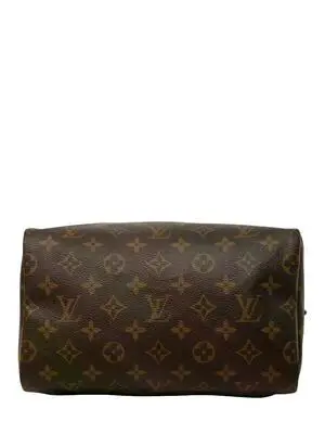 LOUIS VUITTON 2004 Monogram Speedy 25 Boston Bag - Brown