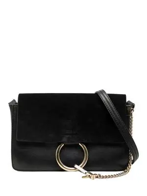 Chloé Faye Crossbody Bag - Black