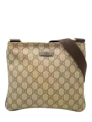 Gucci 2000-2015 Gg Supreme Crossbody Bag - Neutrals
