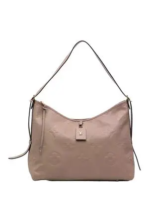 LOUIS VUITTON Monogram Empreinte Carryall Mm Bag - Brown