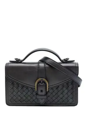 Bottega Veneta 2012-2026 Nappa Intrecciato Satchel - Brown