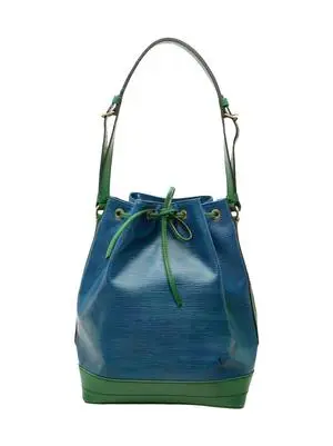 LOUIS VUITTON Epi Leather Bicolor Noe Gm Bucket Bag - Blue