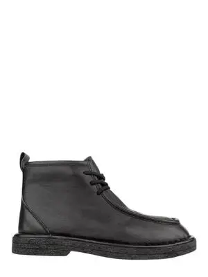 LINDA BAUMANN LINDA BAUMANN Leather Lace-Up Ankle Boots