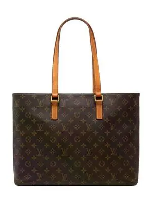 LOUIS VUITTON 2001 Monogram Luco Tote Bag - Brown