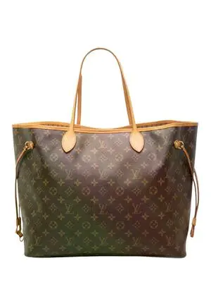 LOUIS VUITTON 2007 Monogram Neverfull Gm Tote Bag - Brown