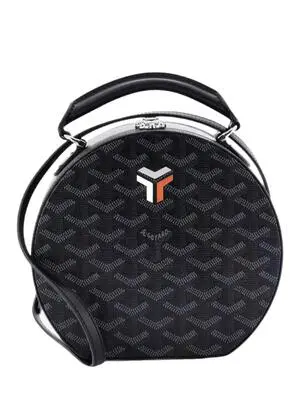 Goyard Alto Hatbox Bag Coated Canvas Satchel - Black