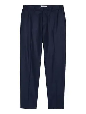 Boglioli Straight-leg Wool Trousers - Navy