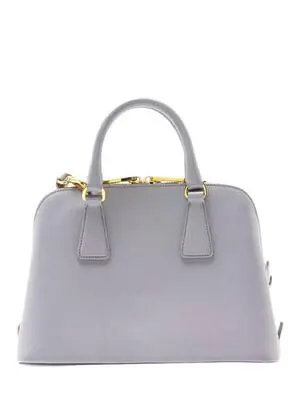 Prada Saffiano Promenade Small Satchel Bag Purple