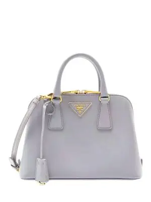 Prada Saffiano Promenade Small Satchel Bag - Purple
