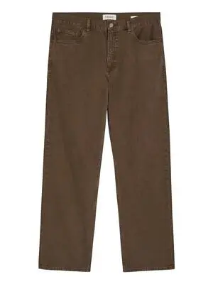 FRAME Relaxed Straight-leg Jeans - Light Brown