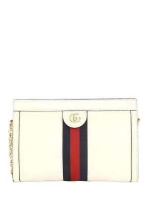 Gucci Ophidia Chain Shoulder Bag - White
