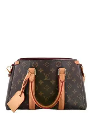 LOUIS VUITTON Soufflot Tote Monogram Canvas Bb Satchel - Brown
