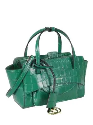 HIDESINS Small Flap Tote Bag - Green