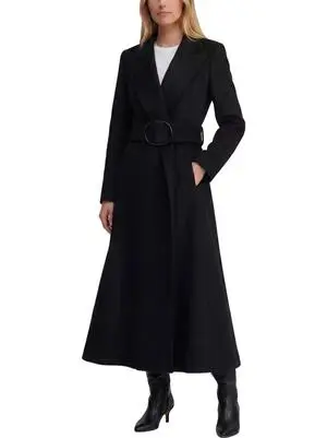 Giorgio Armani Belted Coat - Black
